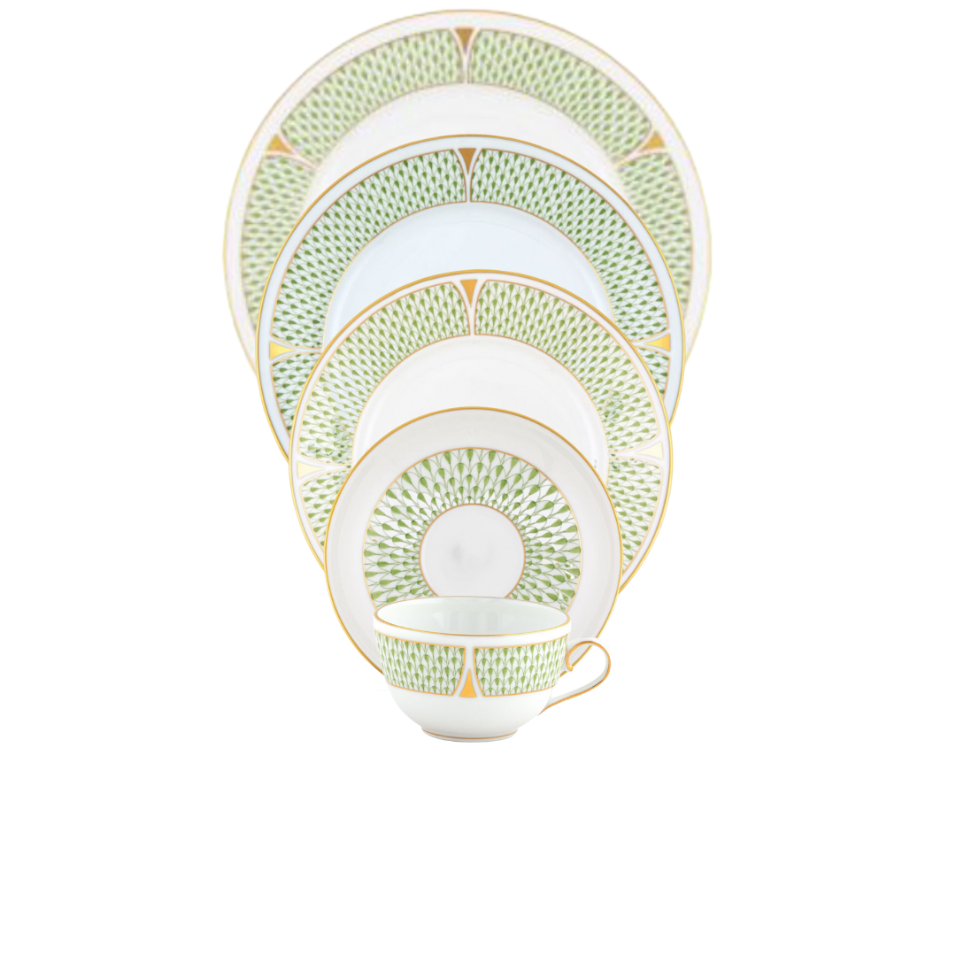 tab - herend - Art Deco Green - Main – Mary Mahoney