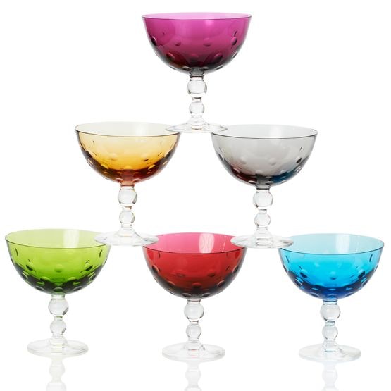 Tab - Saint Louis Crystal - Bubbles footed Bowls - Main – Mary Mahoney