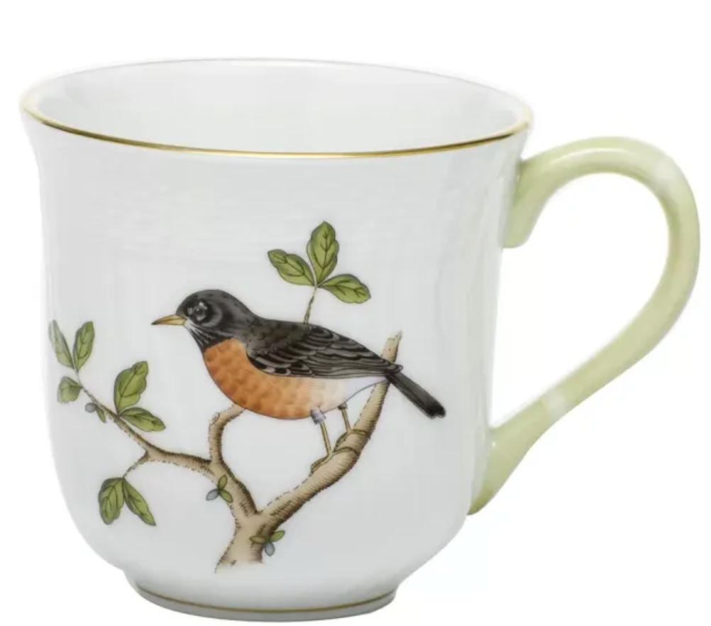 Herend Songbird Mug - Robin – Mary Mahoney