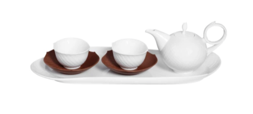 Meissen Waves Relief White Tea set Waves – Mary Mahoney