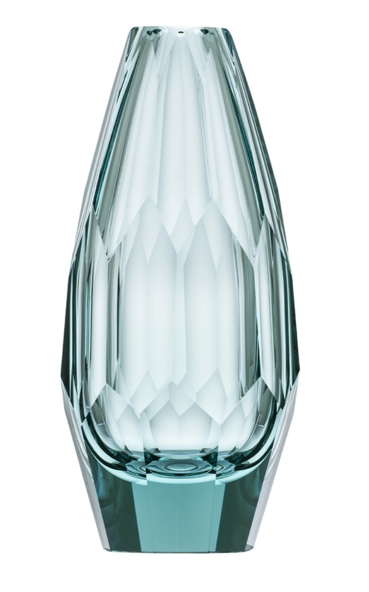 Moser Cubism Vase, Beryl 30 cm – Mary Mahoney
