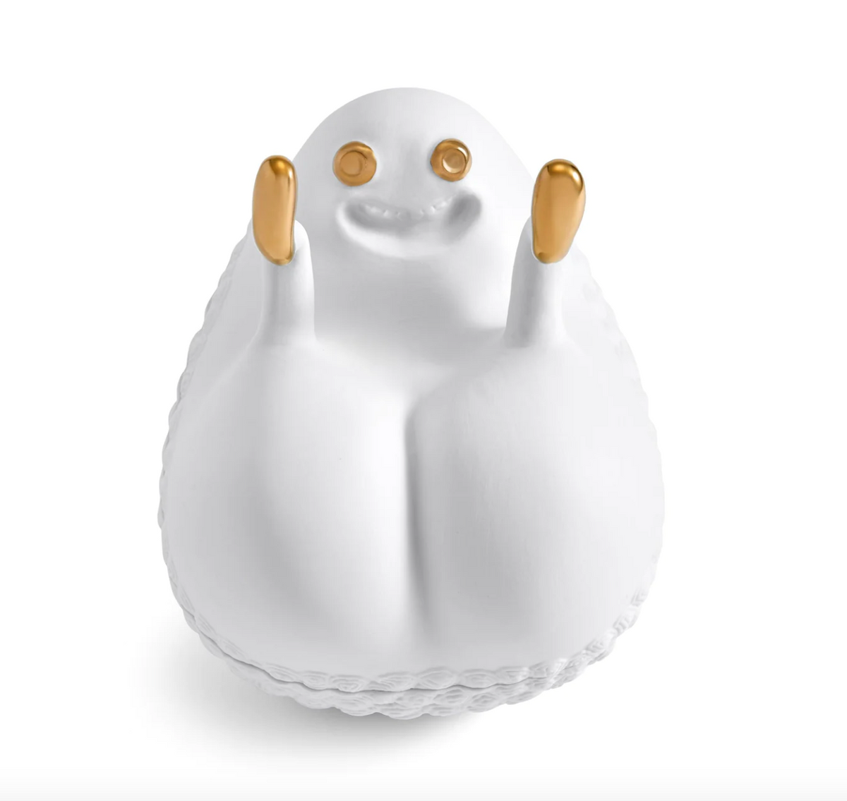 L'Objet Haas Butts Up Box - White+Gold – Mary Mahoney