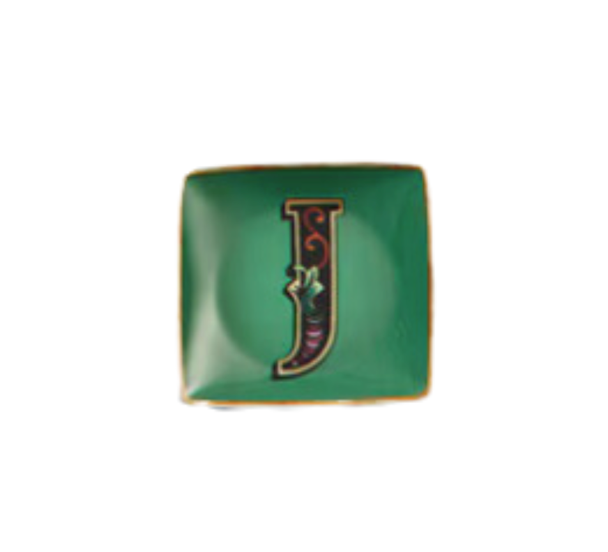 Versace Holiday Alphabet Canape Dish - J – Mary Mahoney