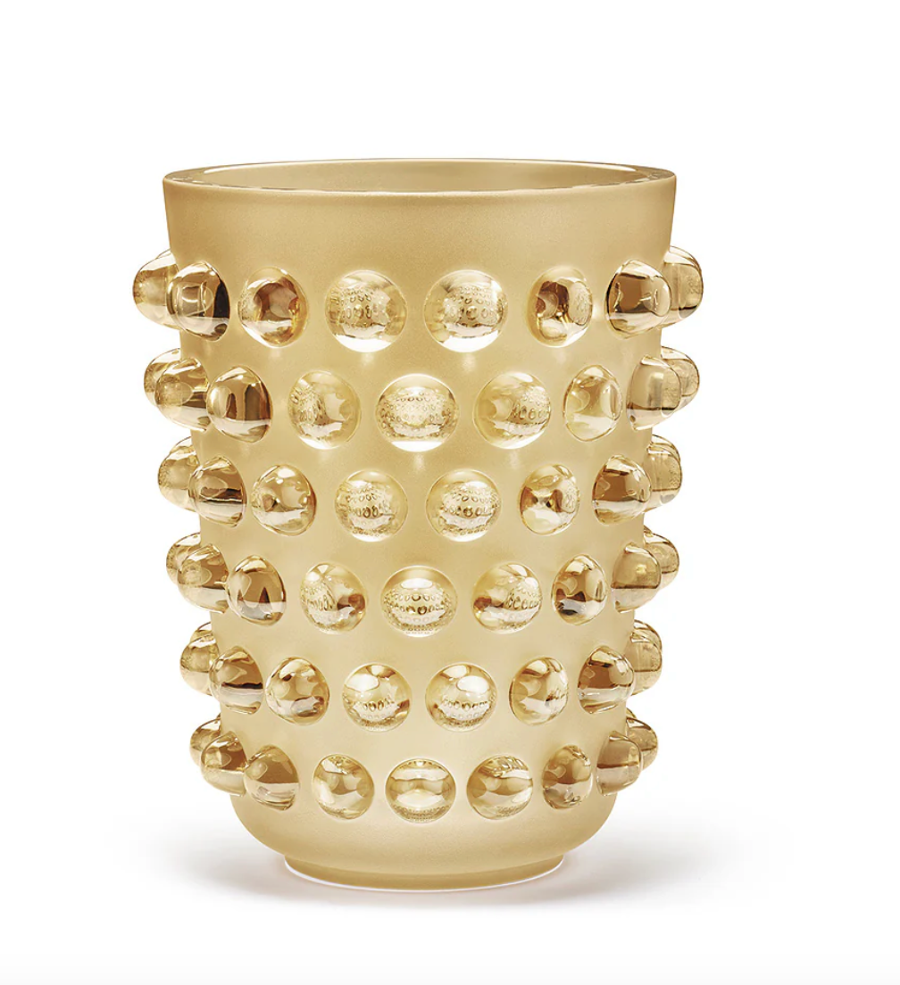 Lalique Mossi Vase Gold Luster Xxl – Mary Mahoney