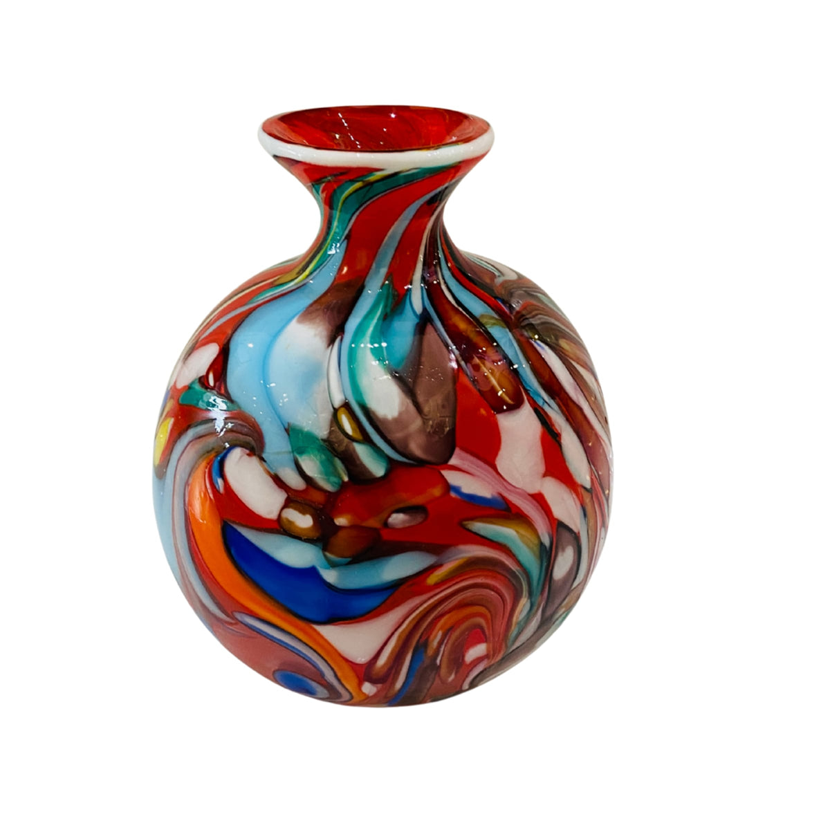 Antica Murano Pollock Red Pieces of minerals Vase – Mary Mahoney