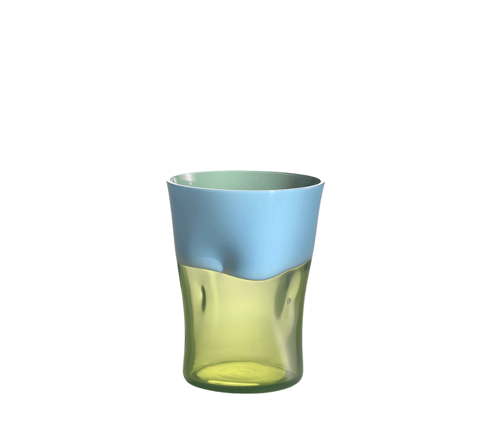 Nason Moretti Dandy Light Blue-Acid Green Wine Glass – Mary Mahoney
