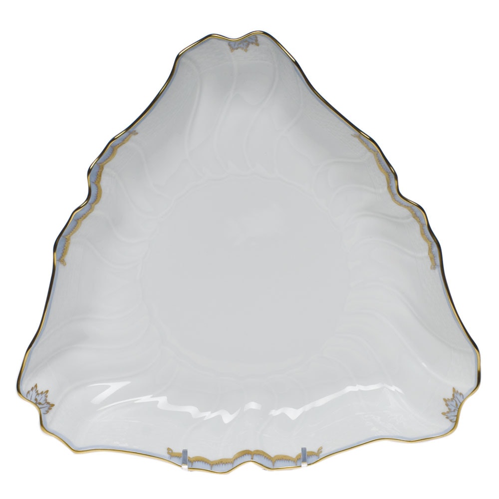 Herend Princess Victoria Light Blue Triangle Dish - Lt Blue 9.5l ...